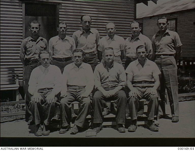 Murchison, Australia. 5 December 1943. Group of German prisoners of war ...