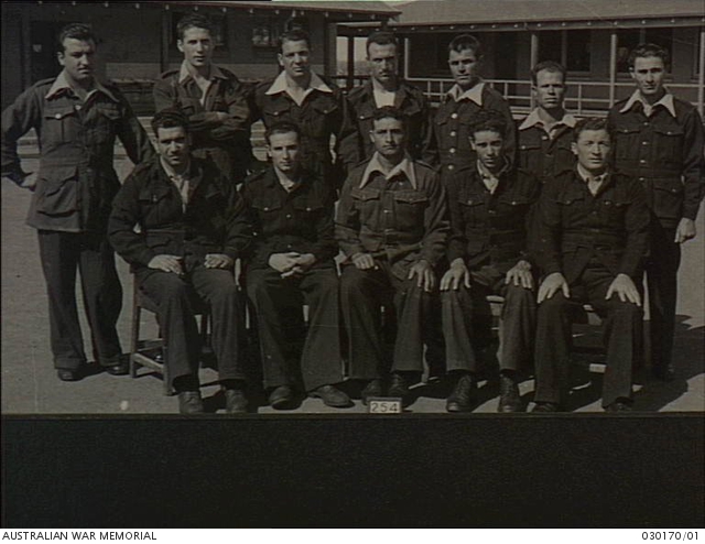 Yanco, Australia. 23 January 1944. Group of Italian prisoners of war ...