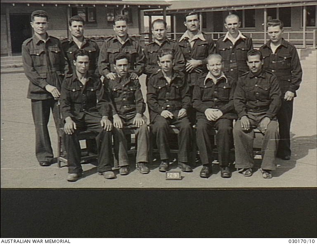 Yanco, Australia. 23 January 1944. Group of Italian prisoners of war ...
