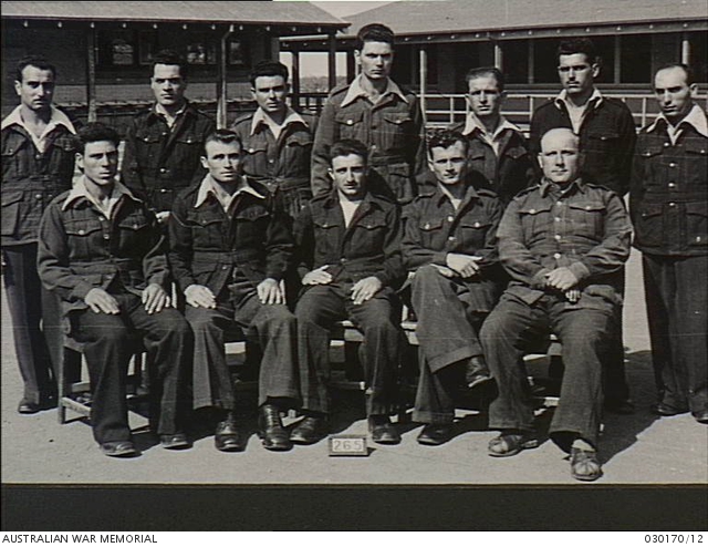 Yanco, Australia. 23 January 1944. Group of Italian prisoners of war ...