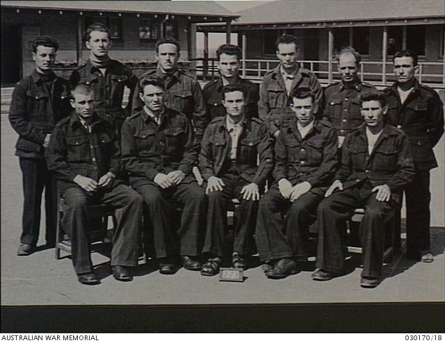 Yanco, Australia. 23 January 1944. Group of Italian prisoners of war ...