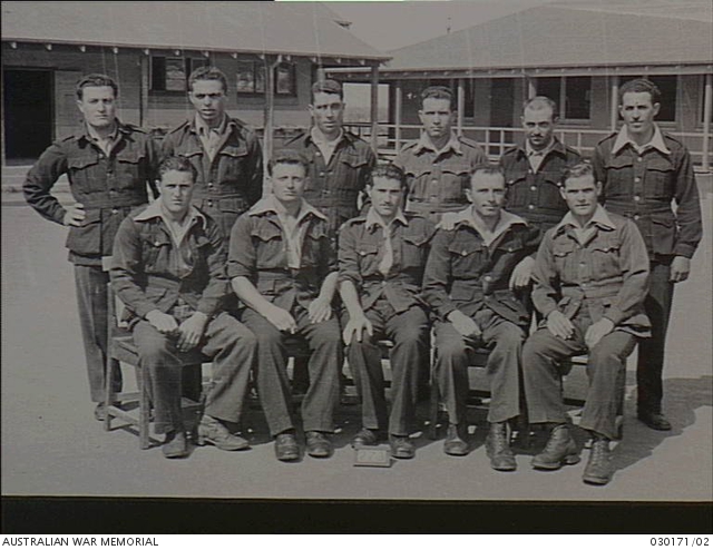 Yanco, Australia. 23 January 1944. Group of Italian prisoners of war ...