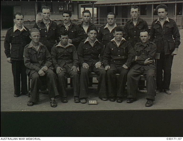 Yanco, Australia. 23 January 1944. Group of Italian prisoners of war ...