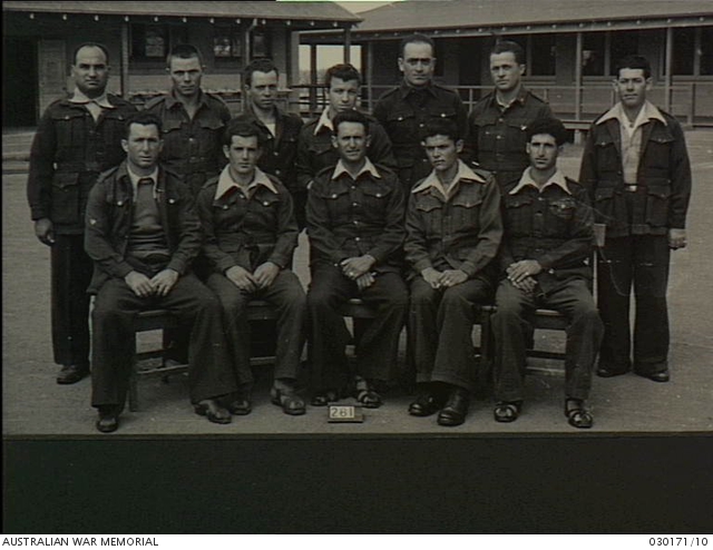Yanco, Australia. 23 January 1944. Group of Italian prisoners of war ...