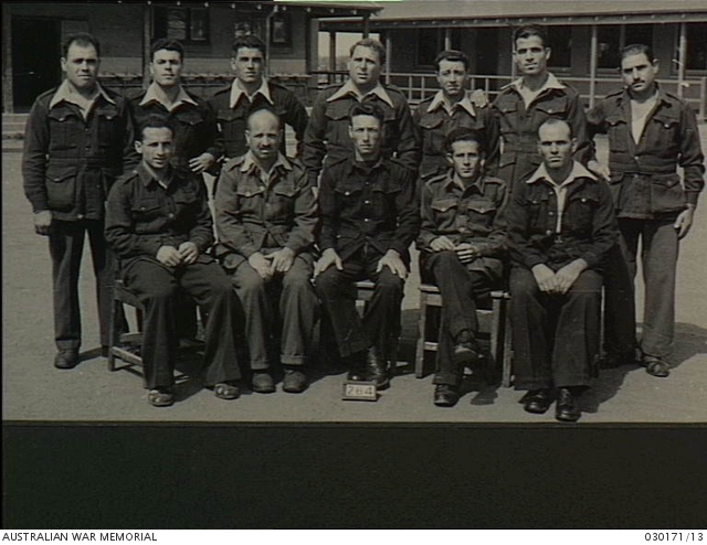 Yanco, Australia. 23 January 1944. Group of Italian prisoners of war ...
