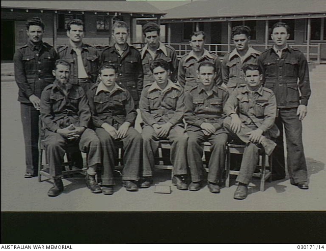 Yanco, Australia. 23 January 1944. Group of Italian prisoners of war ...