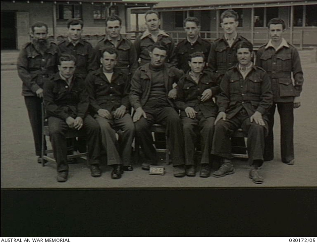 Yanco, Australia. 23 January 1944. Group of Italian prisoners of war ...