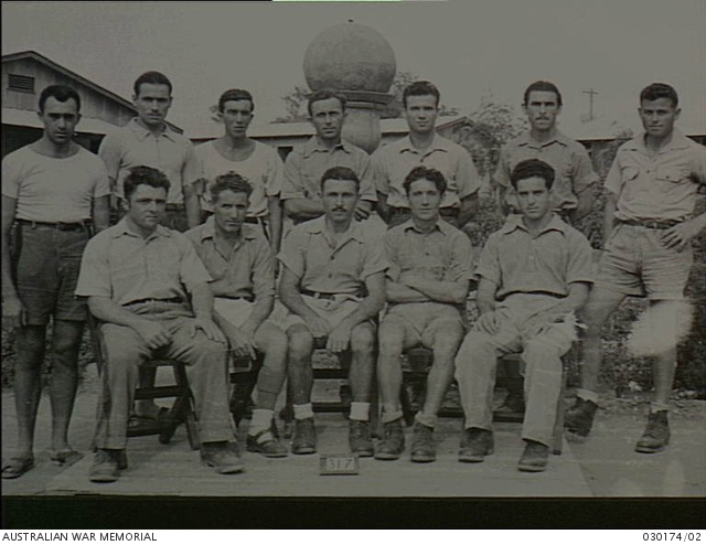 Cowra, NSW. 6 February 1944. Group of Italian prisoners of war (POWs ...