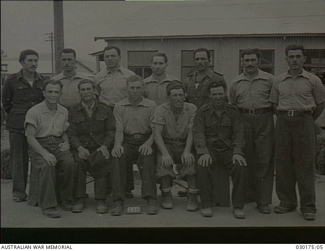 Cowra, NSW. 6 February 1944. Group of Italian prisoners of war (POWs ...