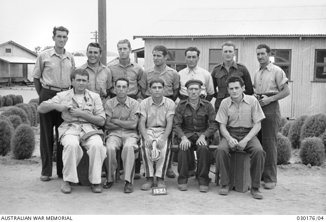 Cowra, NSW. 6 February 1944. Group of Italian prisoners of war (POWs ...