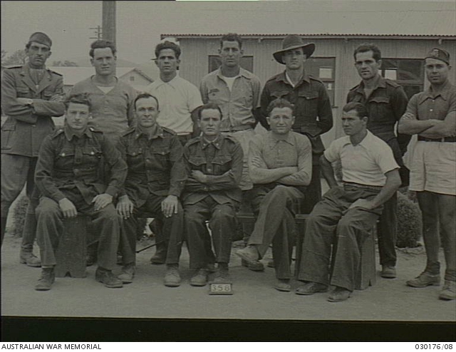 Cowra, NSW. 6 February 1944. Group of Italian prisoners of war (POWs ...