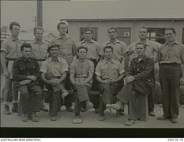 Cowra, NSW. 6 February 1944. Group of Italian prisoners of war (POWs ...