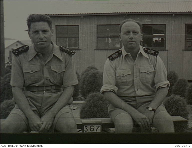 Cowra, NSW. 6 February 1944. Two Italian prisoners of war (POWs ...
