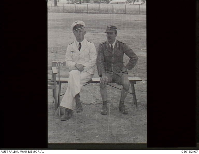 Murchison, Australia. 30 December 1942. Two German prisoners of war ...