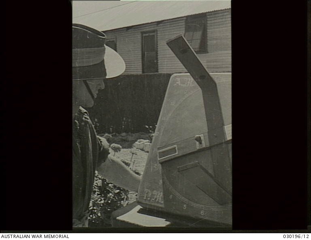 Loveday, Australia. 11 March 1943. An officer of 14A Compound, Loveday ...