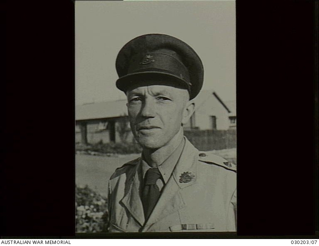 Murchison, Australia. December 1942. Informal portrait of Lieutenant ...