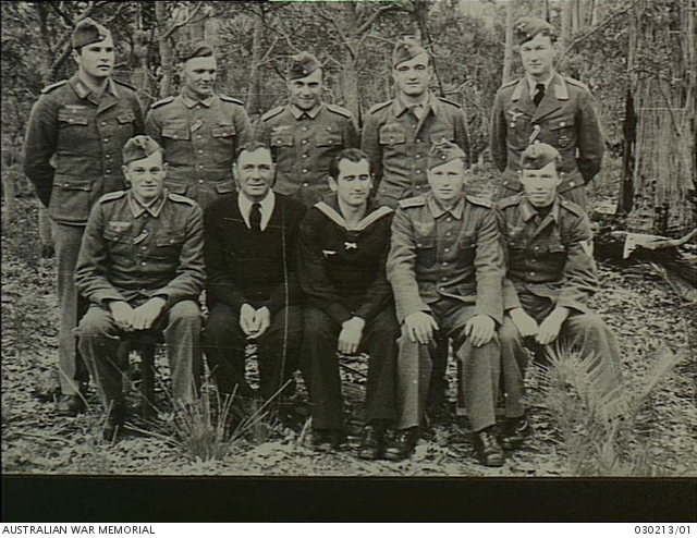 Marrinup, Australia. 29 July 1944. Group of German prisoners of war ...