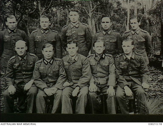 Marrinup, Australia. 29 July 1944. Group of German prisoners of war ...