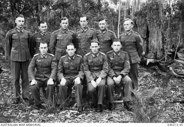 Marrinup, Australia. 29 July 1944. Group of German prisoners of war ...