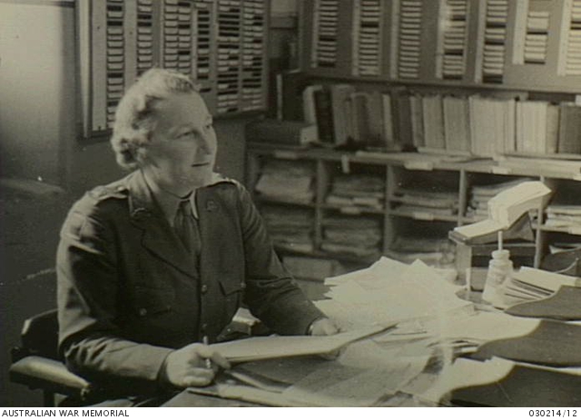Melbourne, Vic. 15 November 1944. Major Lady Winifred MacKenzie, Deputy ...