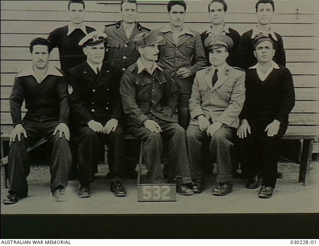 Murchison, Australia. 1 March 1945. Group of Italian prisoners of war ...