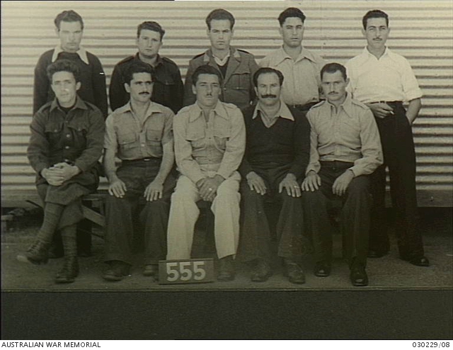 Murchison, Australia. 2 March 1945. Group of Italian prisoners of war ...