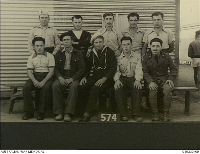 Murchison, Australia. 2 March 1945. Group of Italian prisoners of war ...