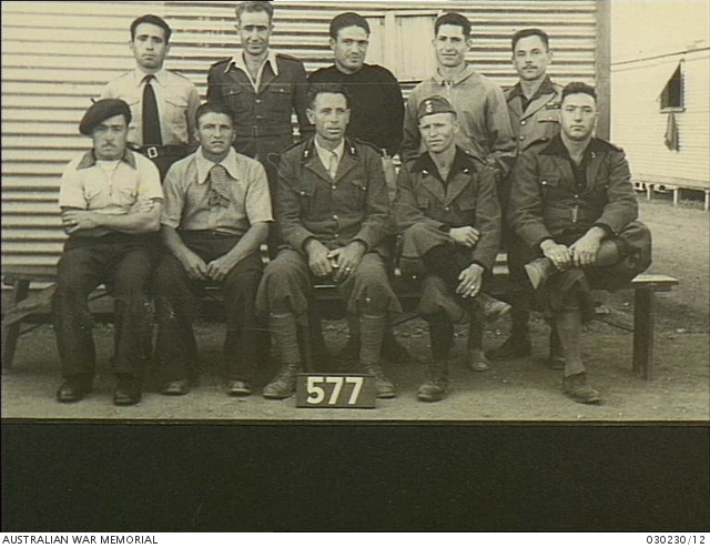 Murchison, Australia. 2 March 1945. Group of Italian prisoners of war ...