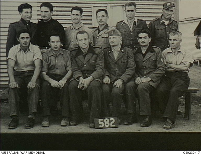 Murchison, Australia. 2 March 1945. Group of Italian prisoners of war ...