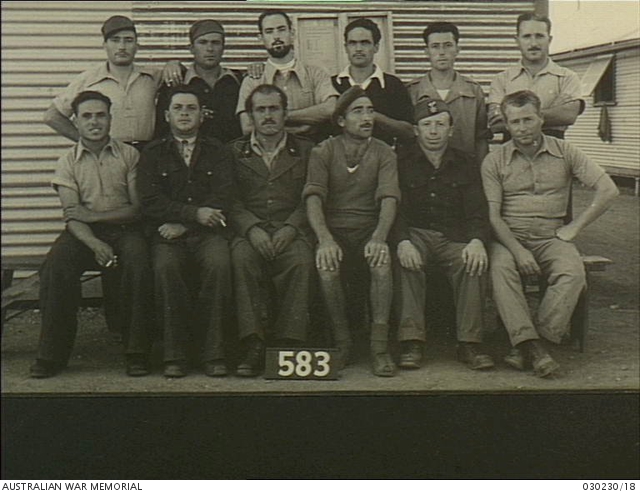 Murchison, Australia. 2 March 1945. Group of Italian prisoners of war ...