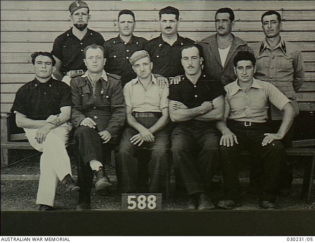Murchison, Australia. 2 March 1945. Group of Italian prisoners of war ...