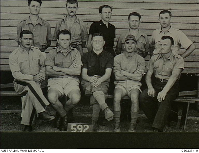 Murchison, Australia. 2 March 1945. Group of Italian prisoners of war ...