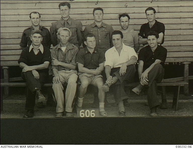 Murchison, Australia. 3 March 1945. Group of Italian prisoners of war ...