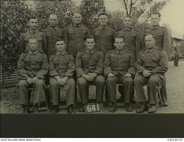 Murchison, Australia. 3 March 1945. Group of German prisoners of war ...