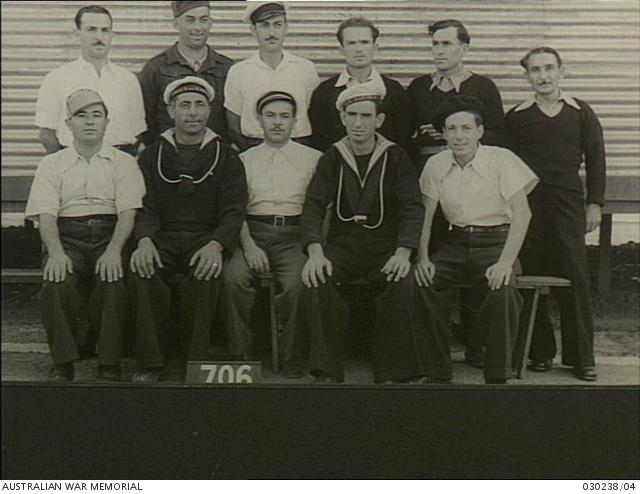 Murchison, Australia. 4 March 1945. Group of Italian prisoners of war ...