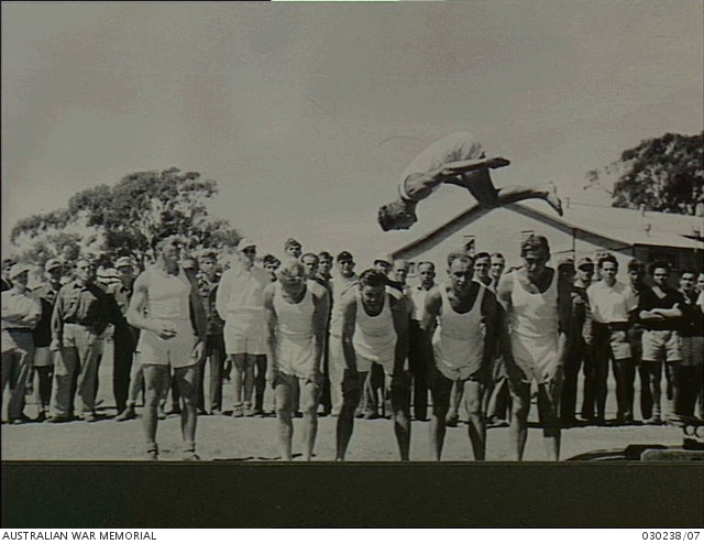 Murchison, Australia. 4 March 1945. Group of Italian prisoners of war ...