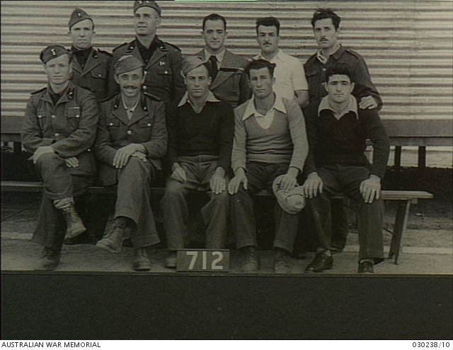 Murchison, Australia. 4 March 1945. Group of Italian prisoners of war ...