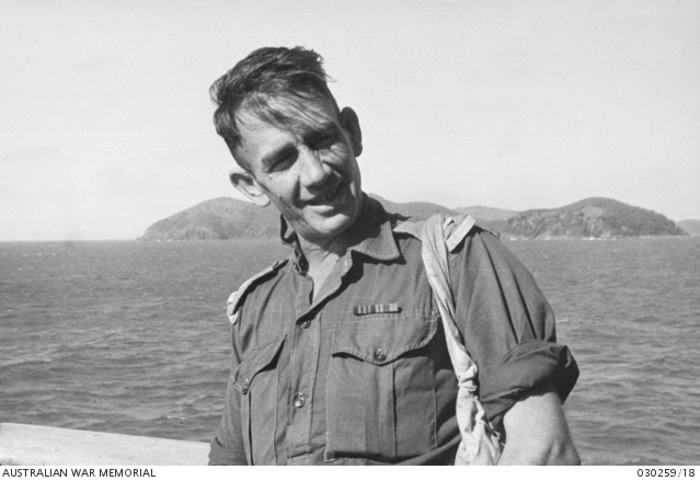 Lieutenant H. Howell MM, 42nd Australian Landing Craft Company, on ...