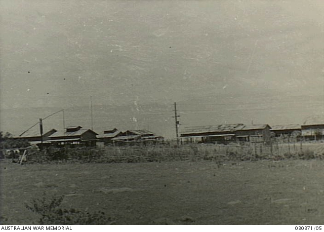 A view of portion of the prisoner of war (POW) Camp. (Join up with ...