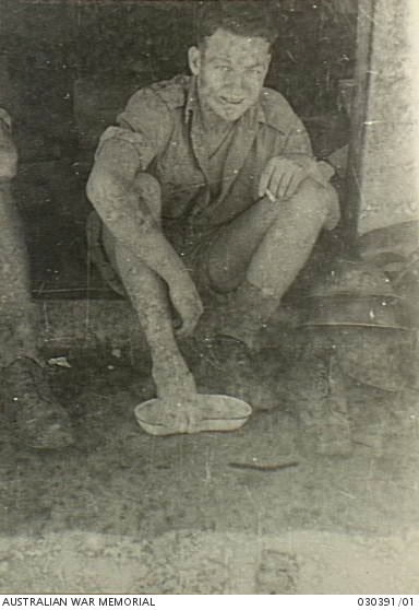 Leles, West Java. March 1942. A member of the 2/2nd Australian Pioneer ...