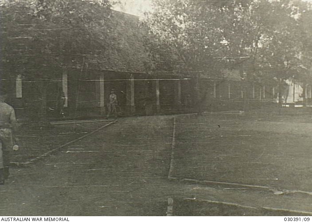 Batavia, Java. June 1942. The Officers' quarters at the Bicycle Camp in ...