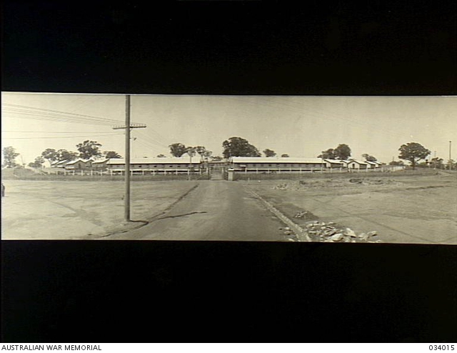 Tatura, Victoria. 1944-05-06. A panoramic view of No 2 Prisoner of War ...