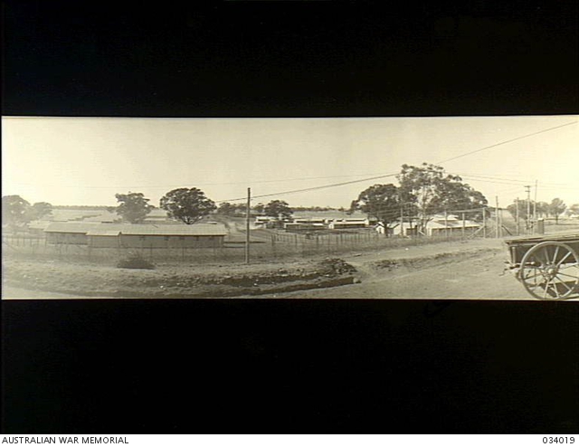 Tatura, Victoria. 1944-05-06. A panoramic view of No 2 Prisoner of War ...