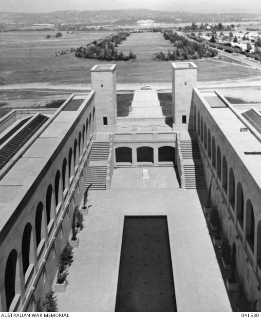 CANBERRA, AUSTRALIA. 1948. PHOTOGRAPH TAKEN FROM THE DOME OF THE ...