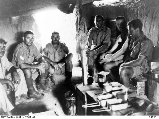 WESTERN DESERT, EGYPT. 1942-09. TROOPS OF THE 9TH AUSTRALIAN DIVISION ...