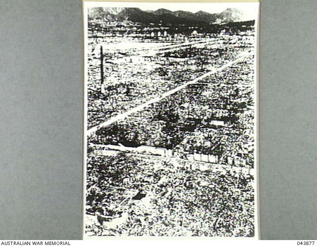 HIROSHIMA, JAPAN, 1945. THE FIRST ATOM BOMB WAS DROPPED ON HIROSHIMA ON ...