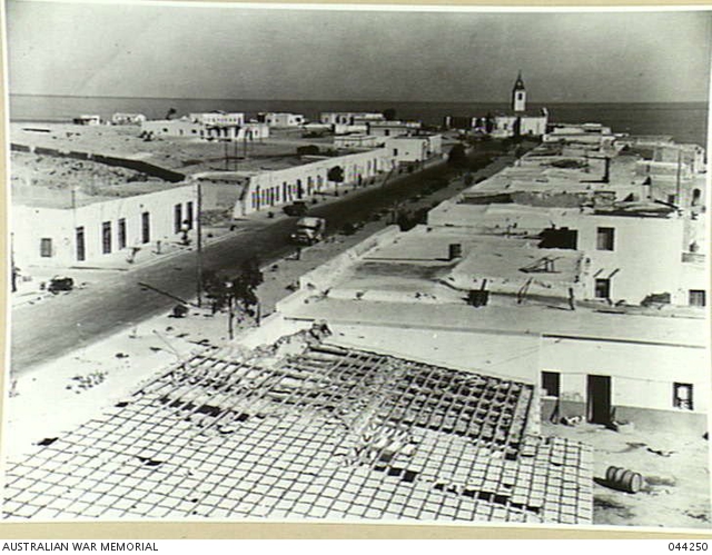 BARDIA, LIBYA, 1941-01. MAIN STREET. (DONATED BY LADY MACKAY ...