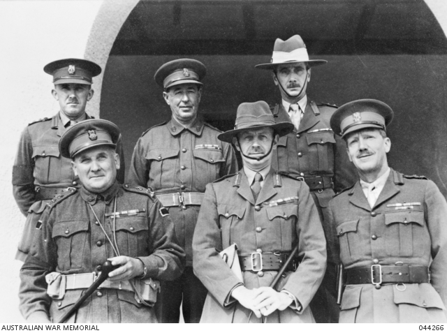 IKINGI MARYUT AREA, 1941-02. COLONEL F.H. BERRYMAN (G.I.), BRIGADIER S ...