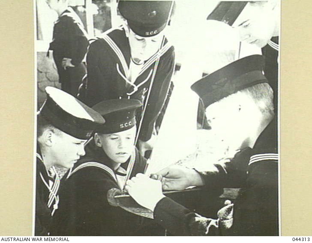 Australia. c. 1979. Some very young sailors receiving instruction in ...
