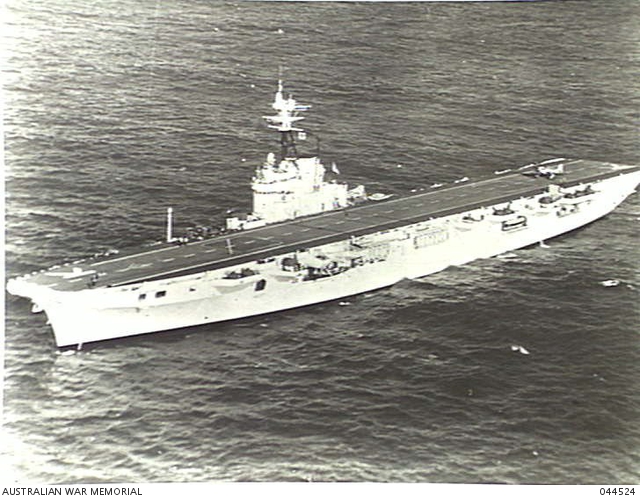 HMAS SYDNEY (III) IN THE ROLE OF AIRCRAFT CARRIER. C. FIFTIES ...